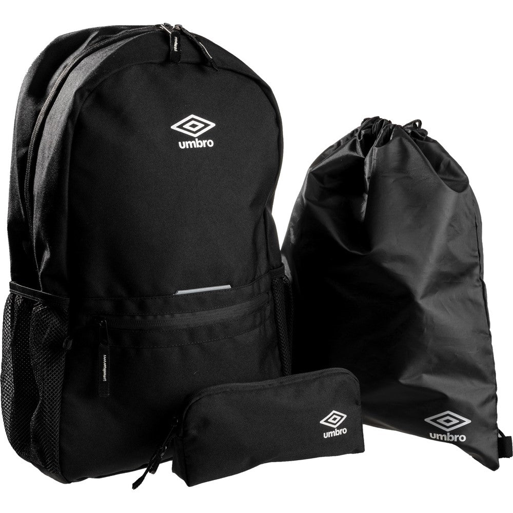 UMBRO Back to School Backpack, Drawstring Bag & Pencil Case Set – SHUSCAPE